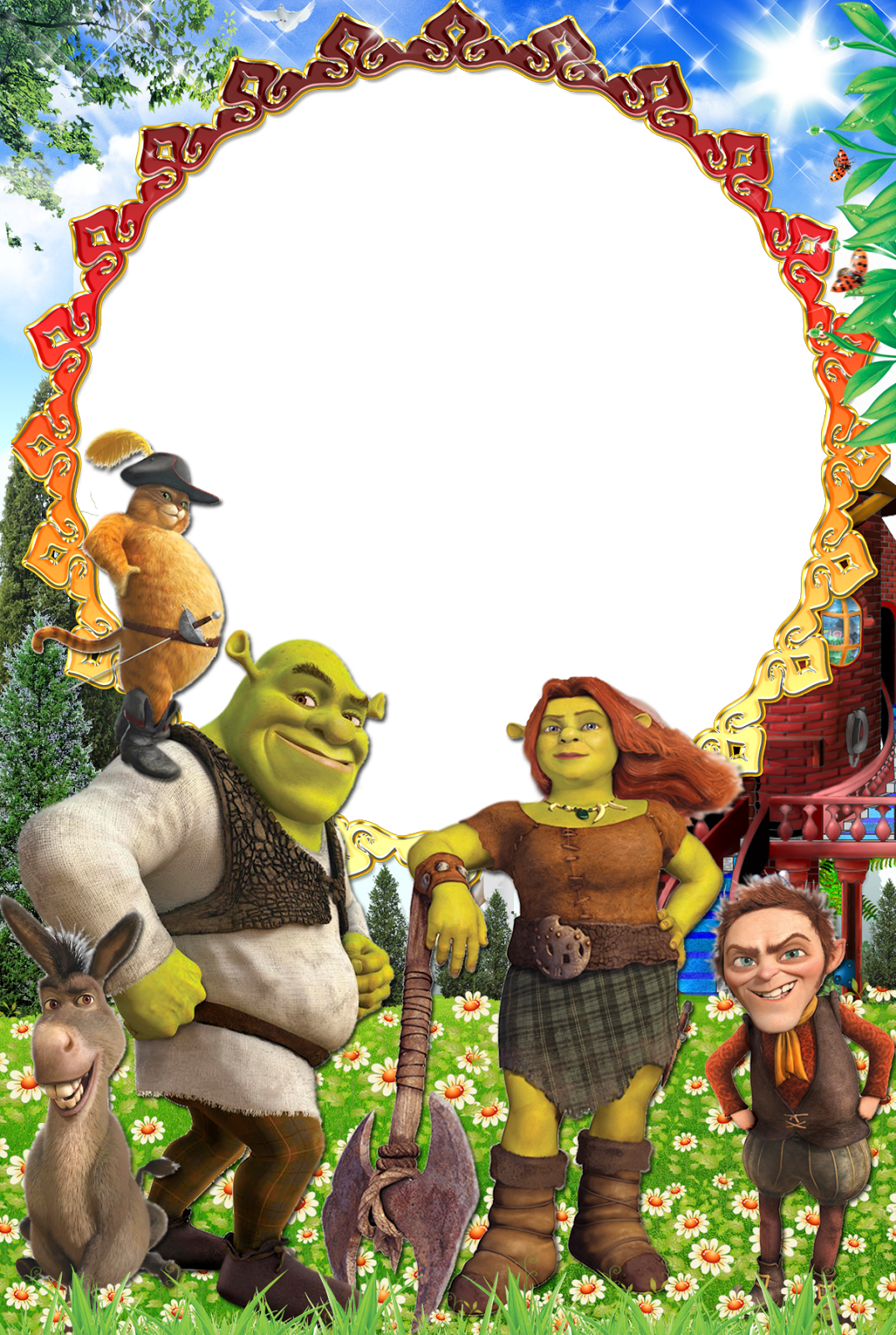 Molduras para fotos: Shrek