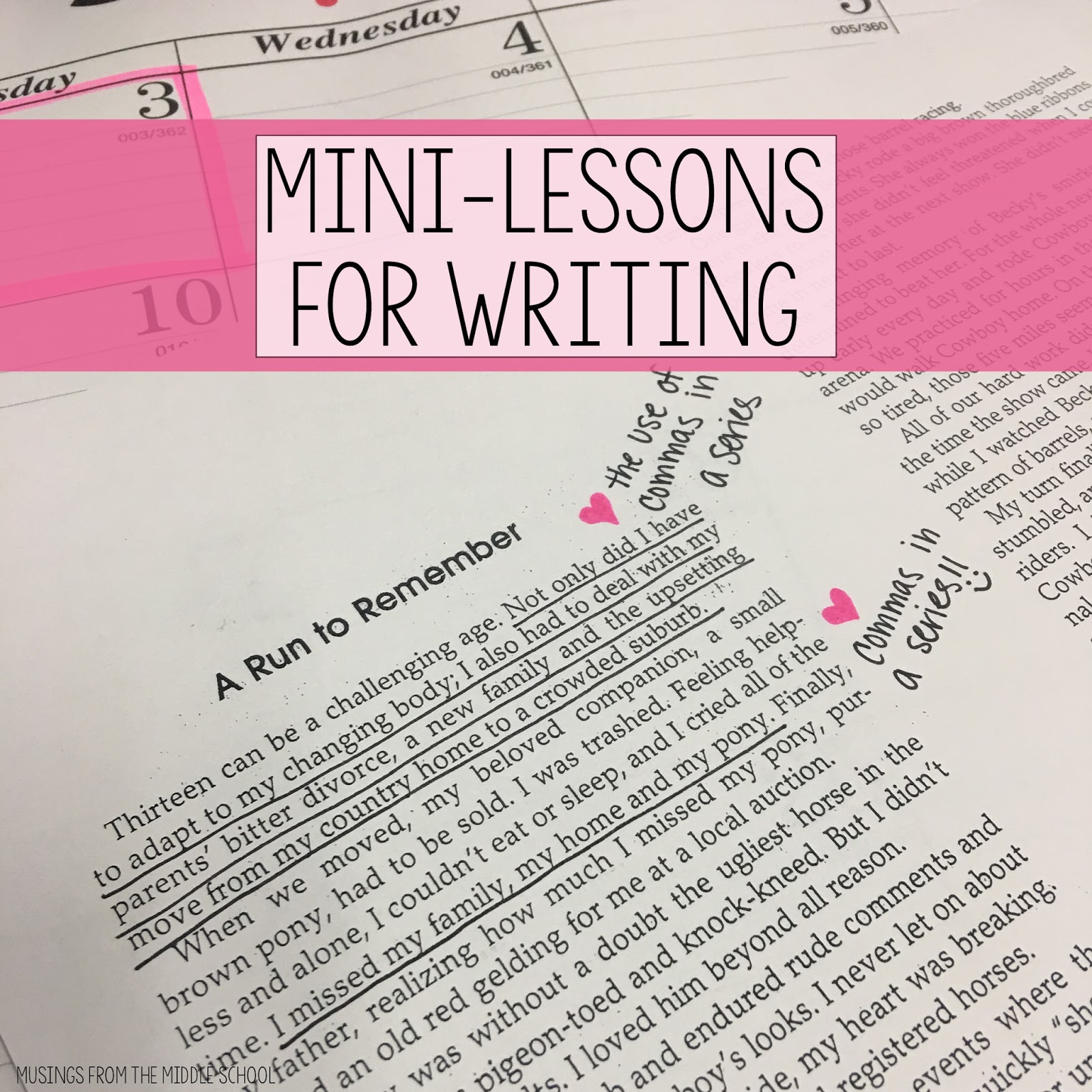 Writing Mini-Lessons (They are so much easier than you think ...