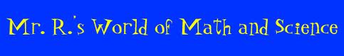Mr. R's World Of Math And Science: Risorse Musicali Di Matematica E ...
