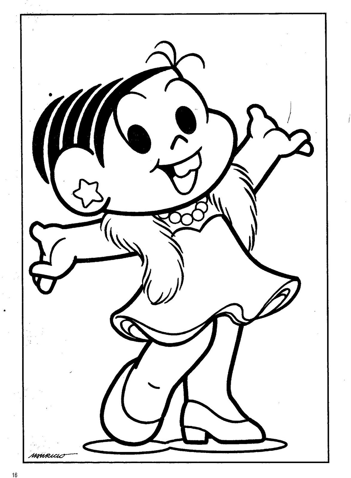 Turma da Monica para atividades: Mônica