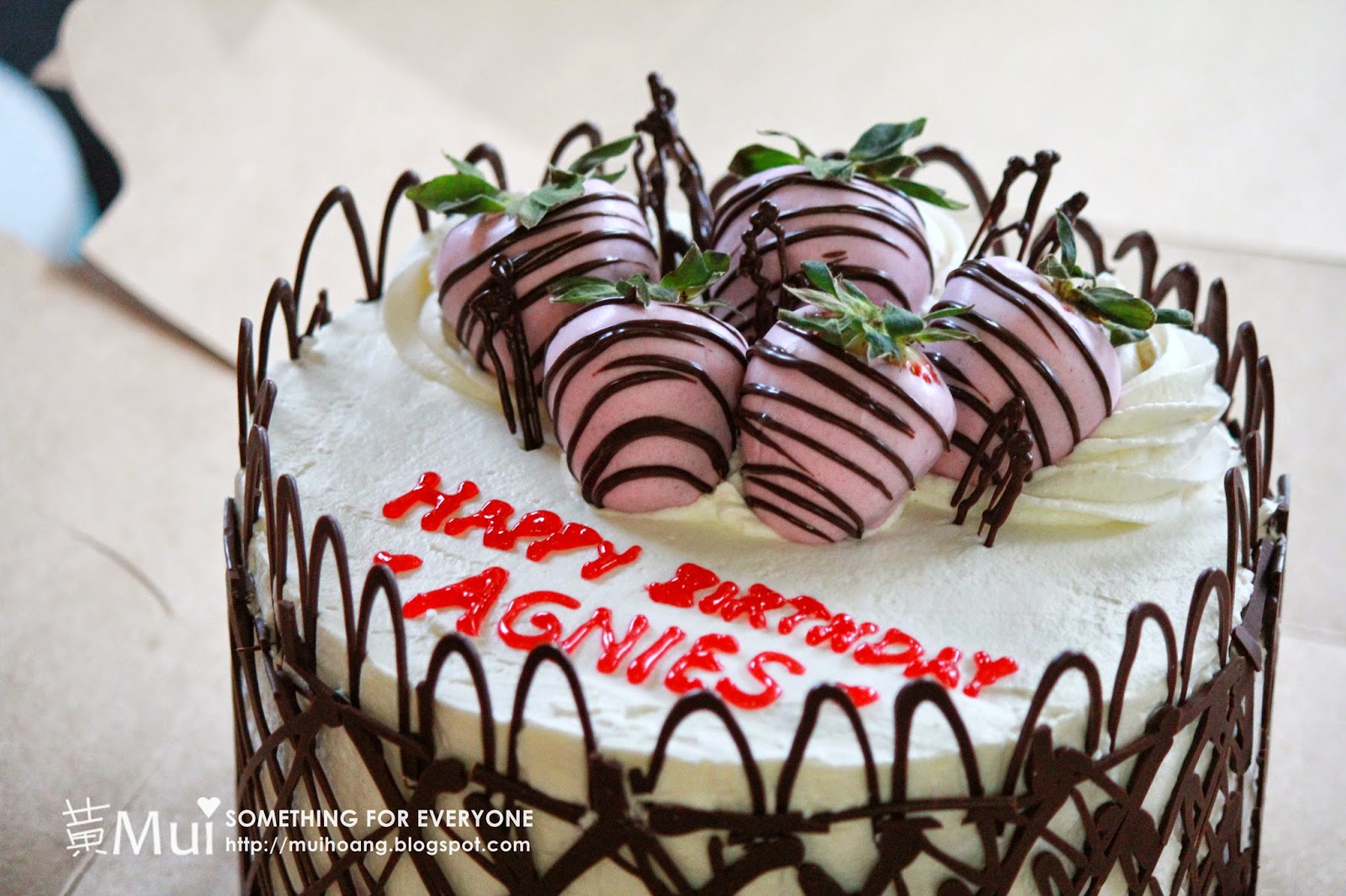 Something for Everyone!: Chocolate Cage Strawberry Cake