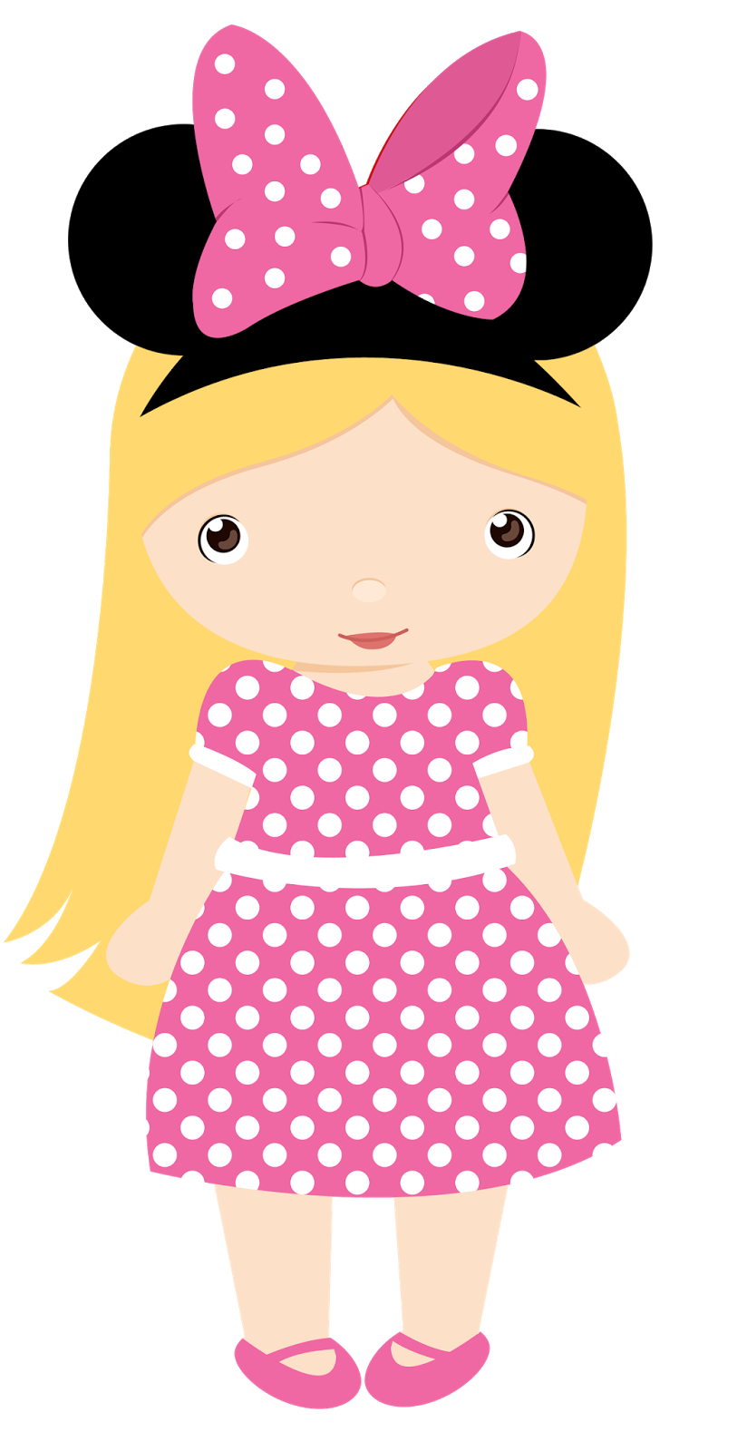 Very Minnie Girls: Free Printable Clipart. - Oh My Fiesta! in english