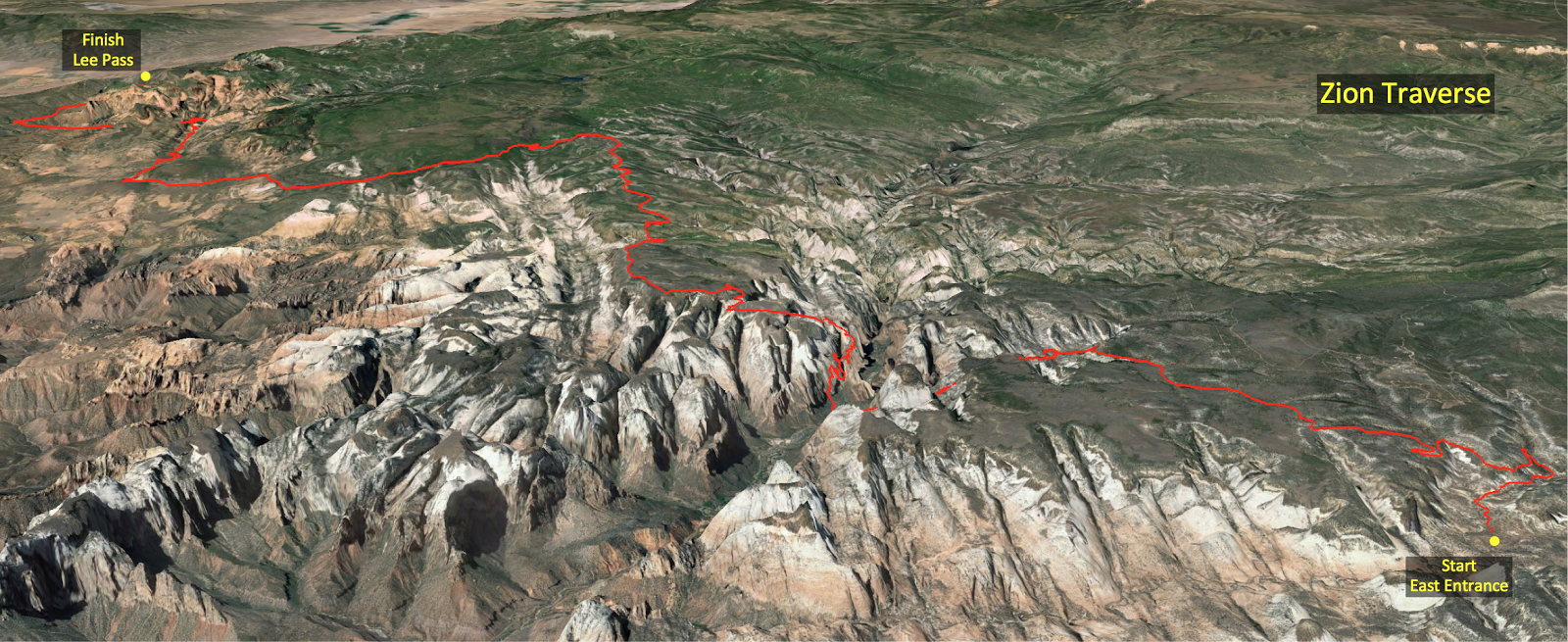 I Keep Running: Zion Traverse