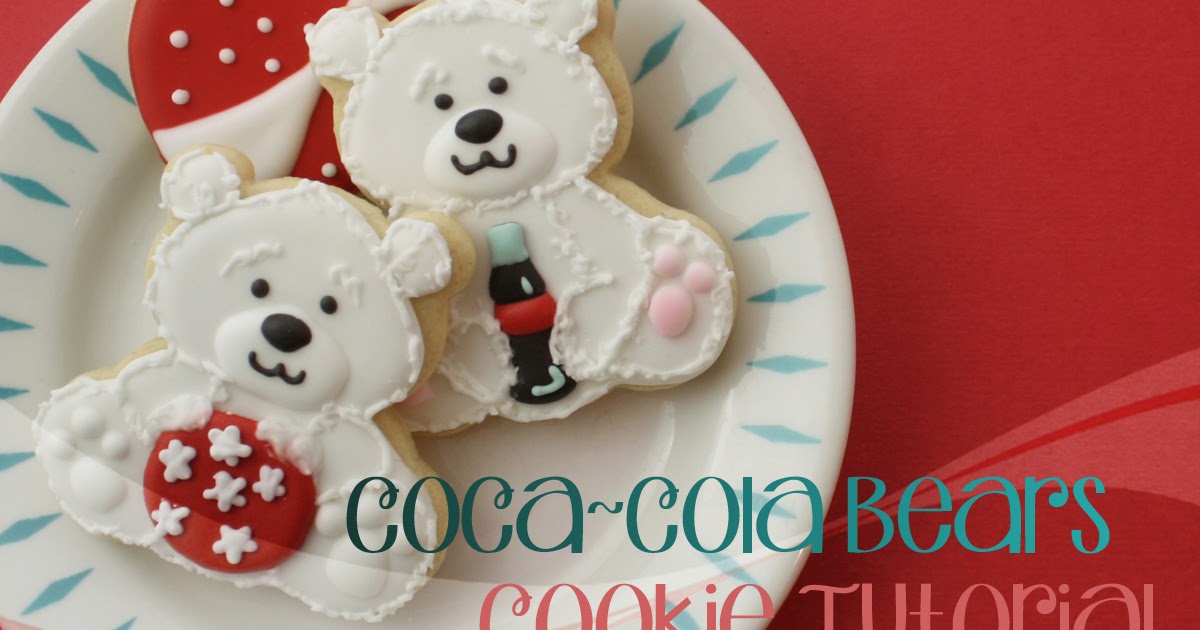 Coca-Cola Polar Bear Cookie Tutorial