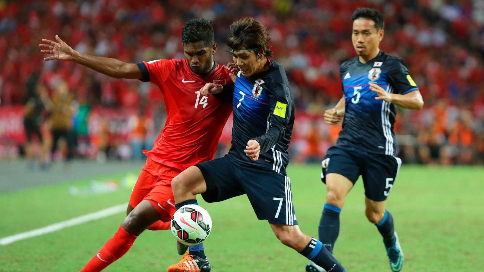 Japan 2016 Home Kit | First Adidas 2016 Kit On-Pitch Debut - Footy ...