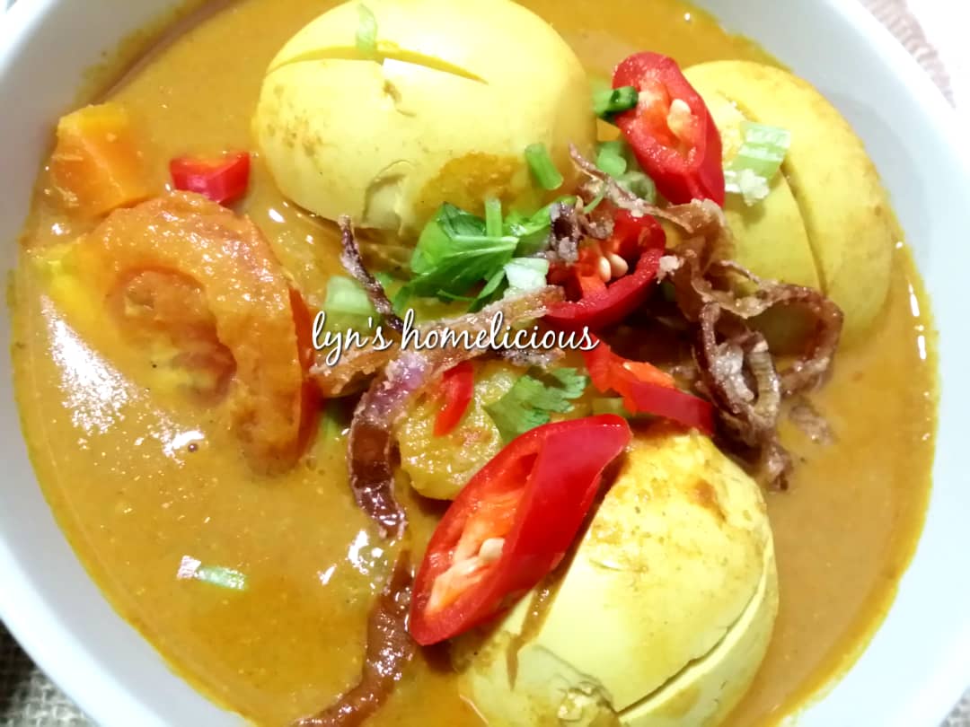 Kari Telur Istimewa Mudah | LYN'S HOMELICIOUS