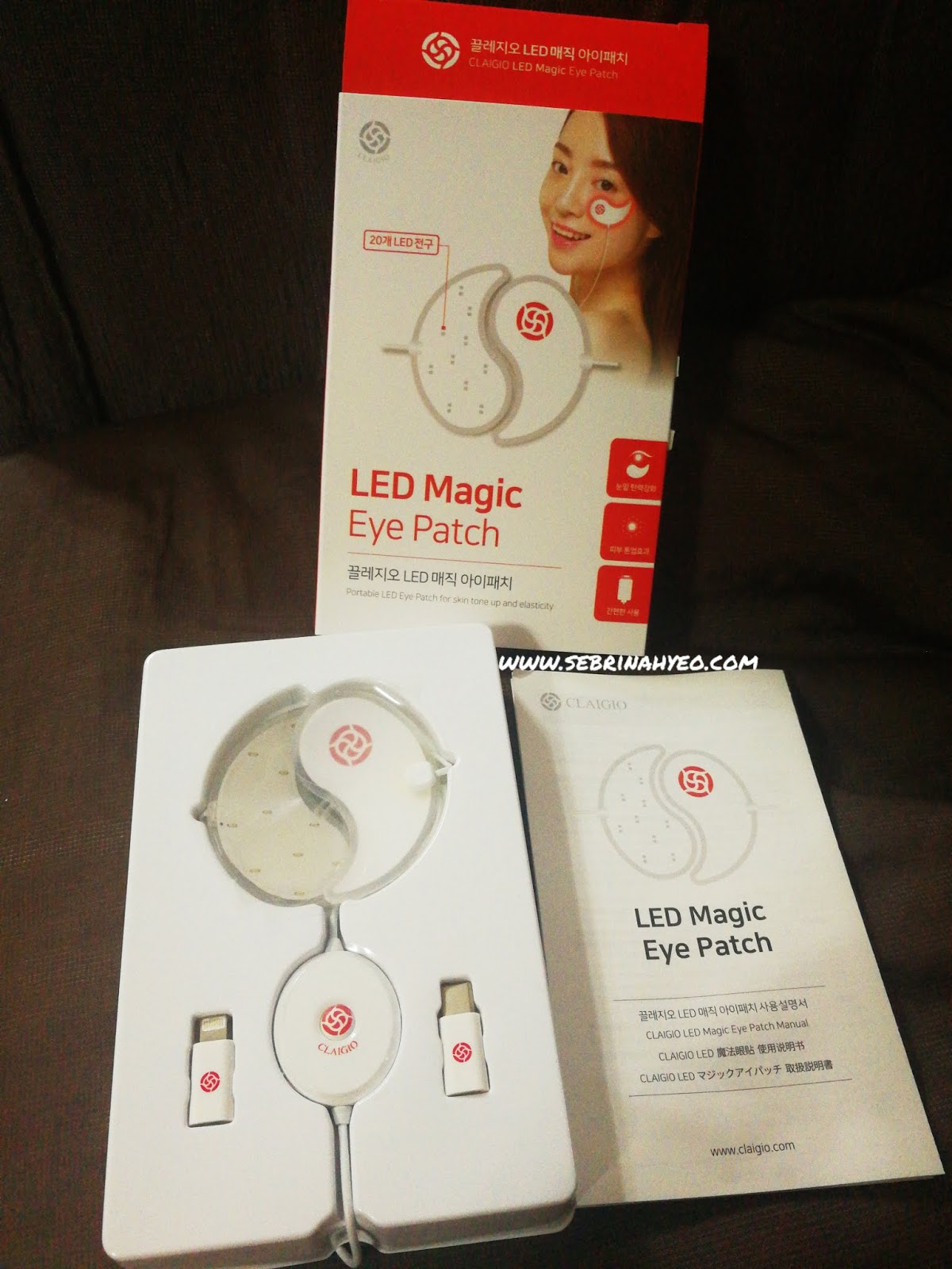 CLAIGIO LED Magic Eye Patch Malaysia Review - Sebrinah Yeo