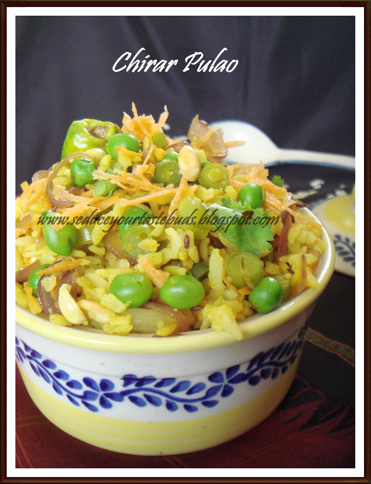 Chirar Pulao | Bengali Flattened Rice Pulao - Seduce Your Tastebuds...