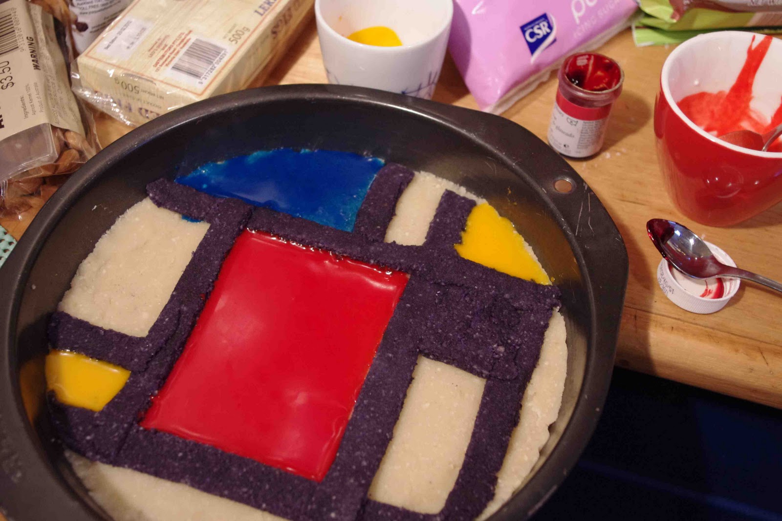 Macarong: Mondrian marchpane