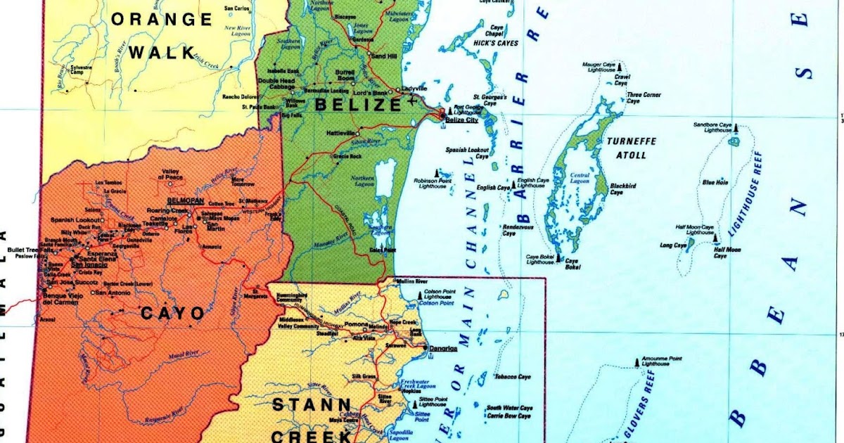 Belize Map