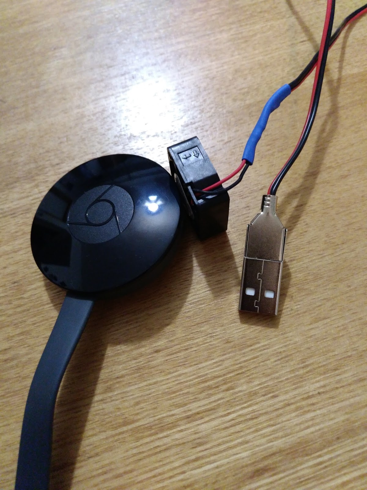 DIYメモ: Chromecast/Amazon fire stick Cooling MOD