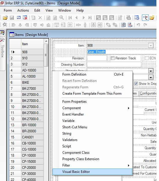 Montree (KMx10): การเขียนเขียนโปรแกรมบน SyteLine ERP