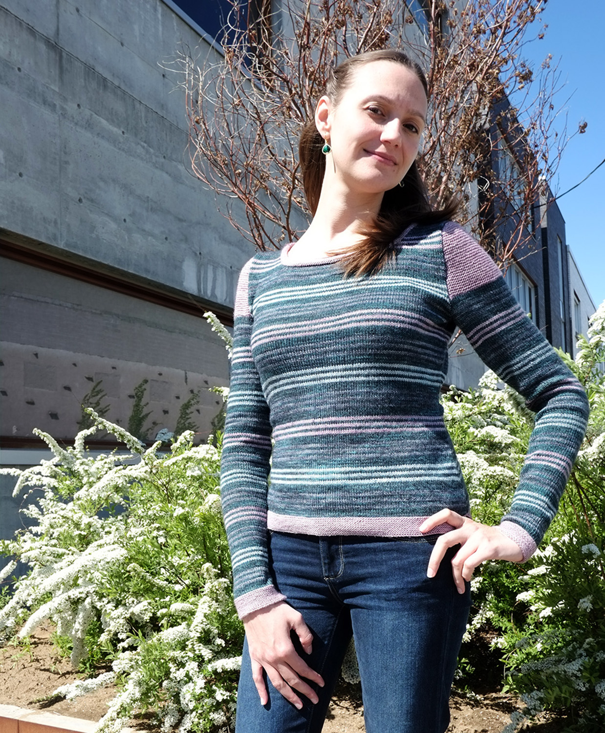 More Stripe Mania -- Wharf from Rowan Mag 55