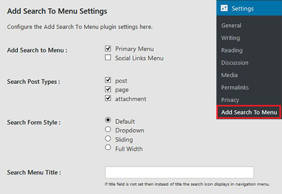 How to Add a Search Box to WordPress Menu - KHMER LIVE
