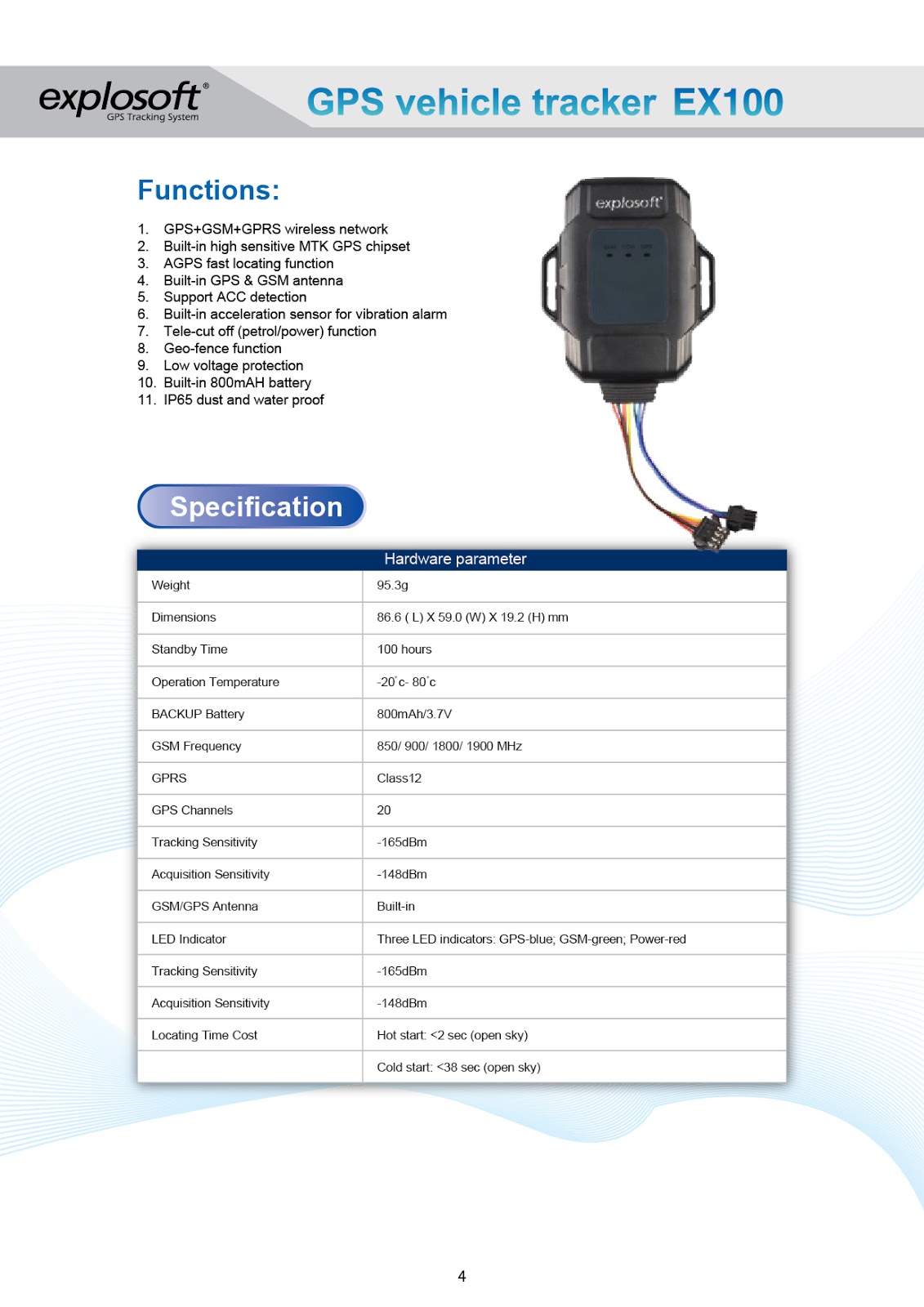 Explosoft GPS Tracking Vehicle System: GPS Tracker Models Products