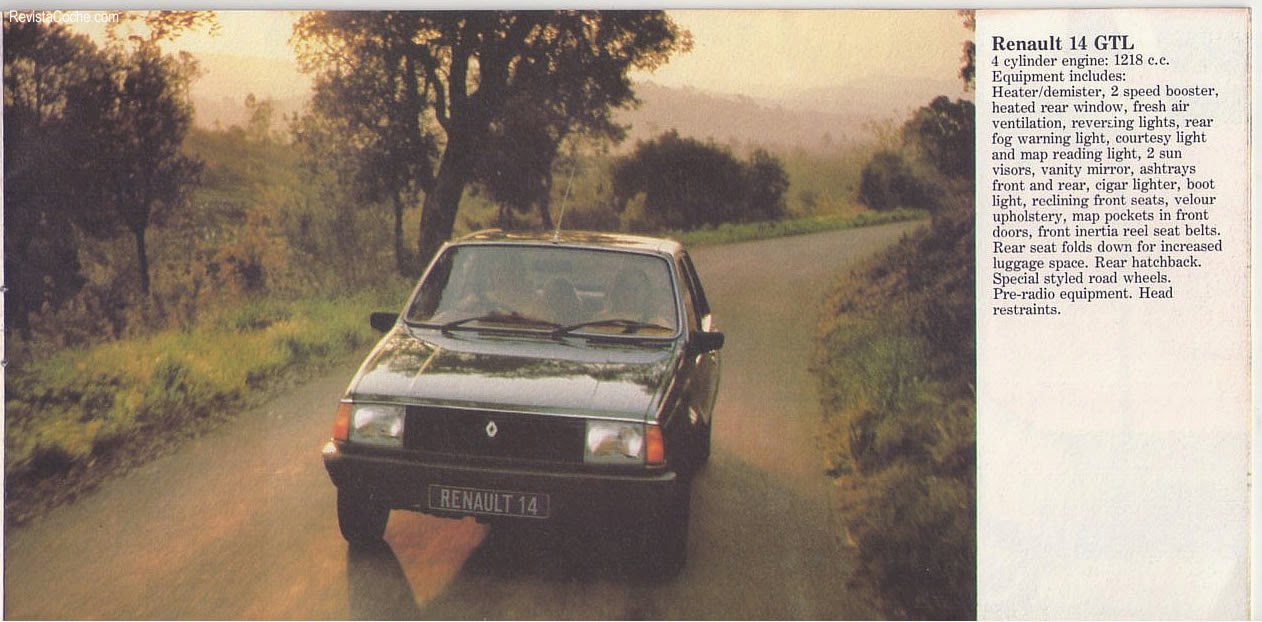 Revista Coche: Catálogos de época: los Renault de los años 80
