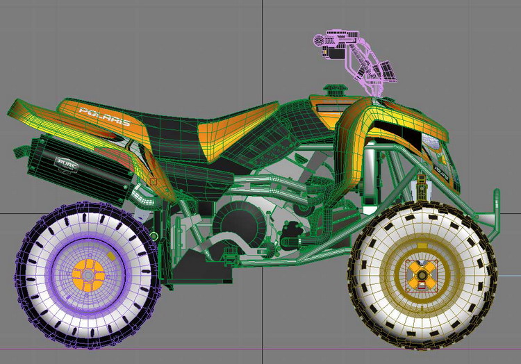 3D Tutorials: 3D Quad bike