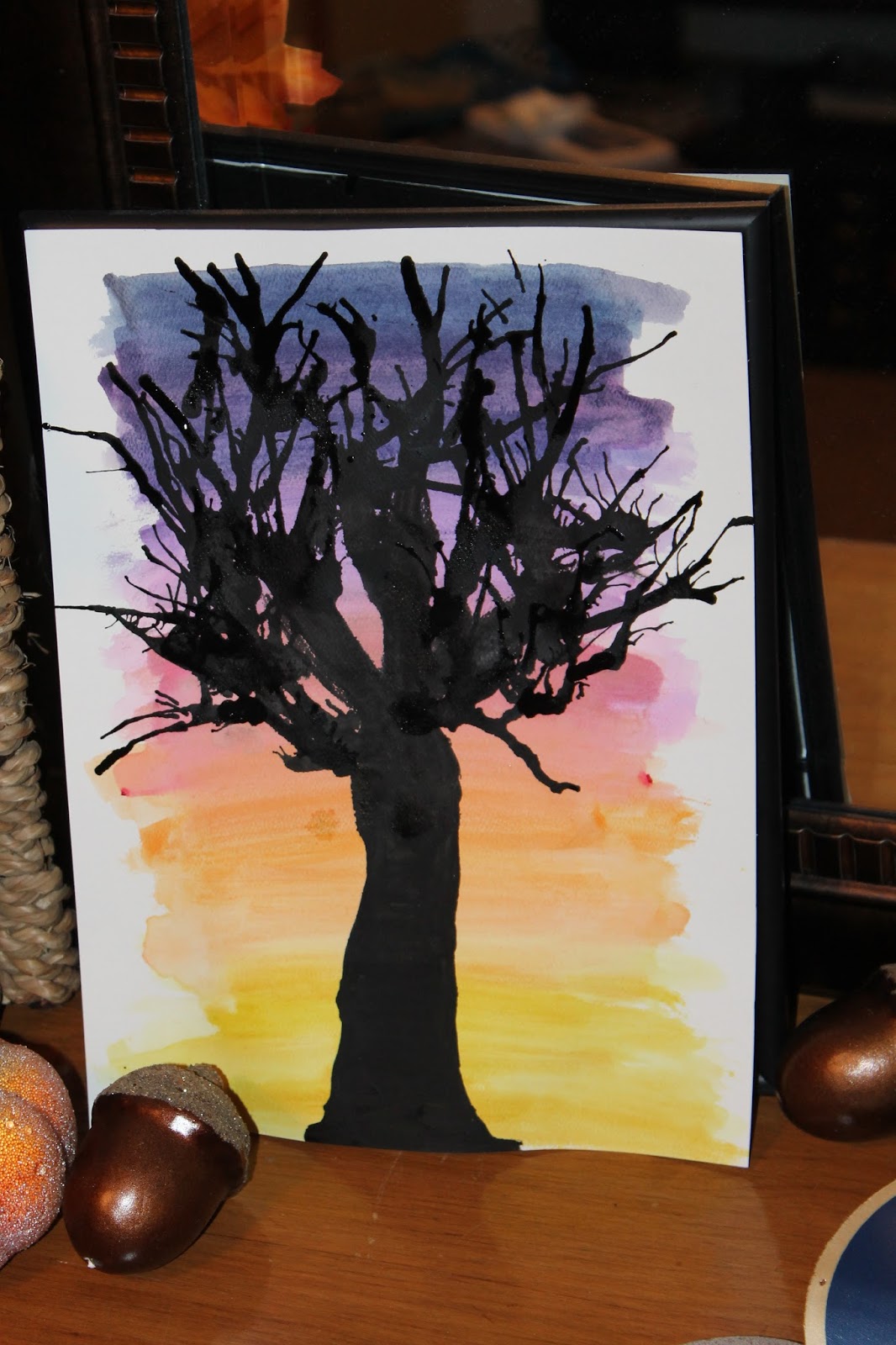 Lyndi's Projects: Spooky Old Tree Art