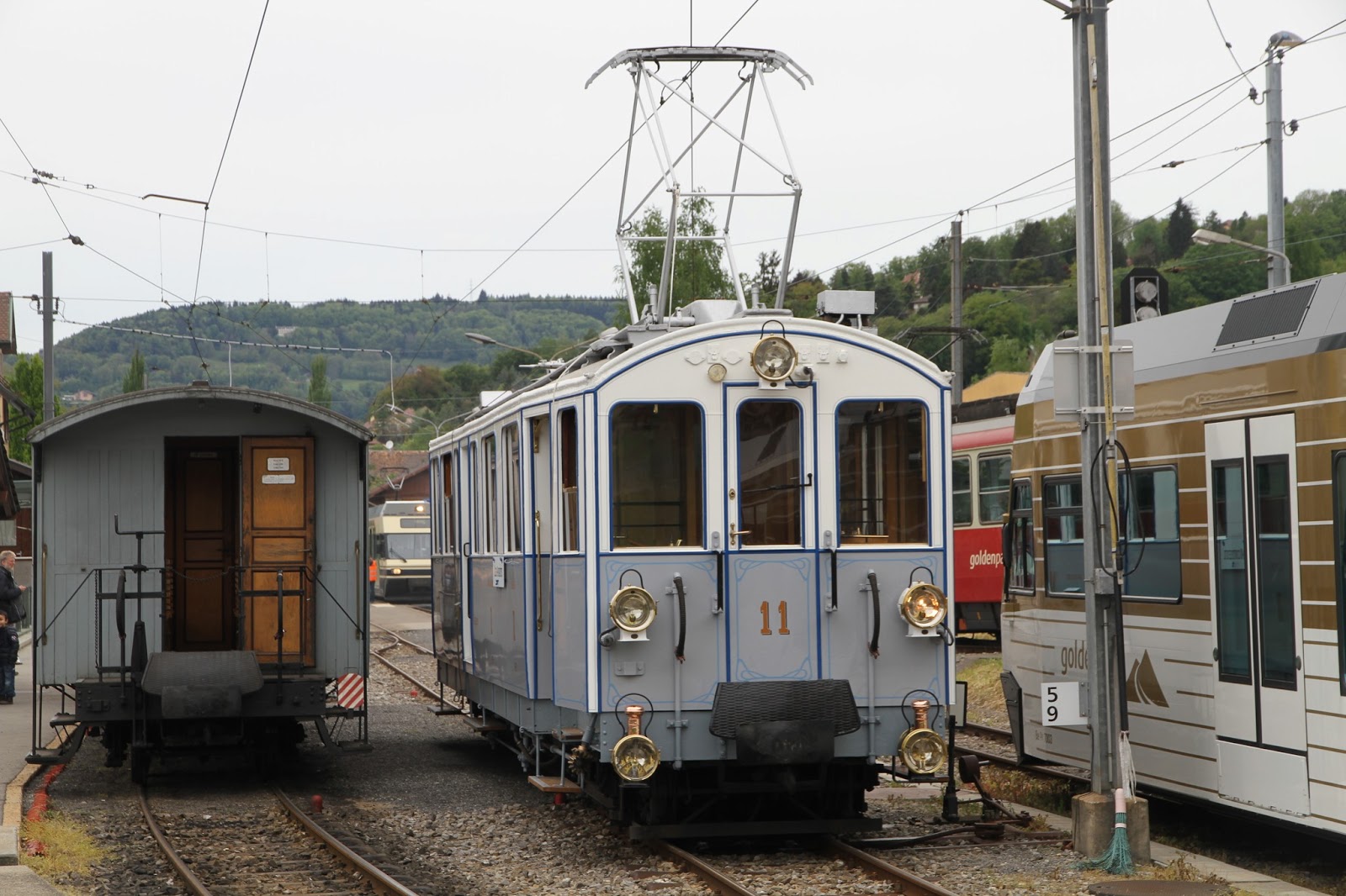 Visite de la suisse: Blonay-Chamby / Festival Vapeur