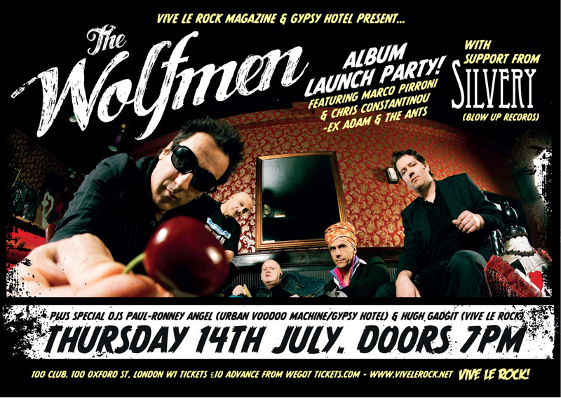 Bocca Di Lupo: The Wolfmen: live album launch at the 100 Club