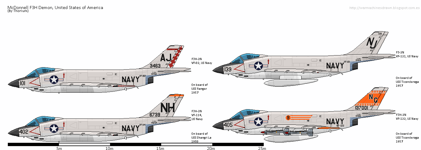 War Machines Drawn: McDonnell F3H-2N Demon Part Two