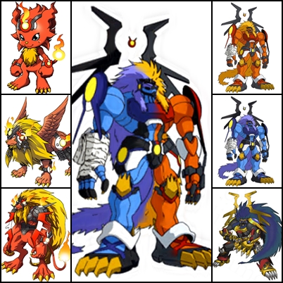 Coronamon Line Apollomon (Side Darkness Mode) ~ MEU×DIGIMON