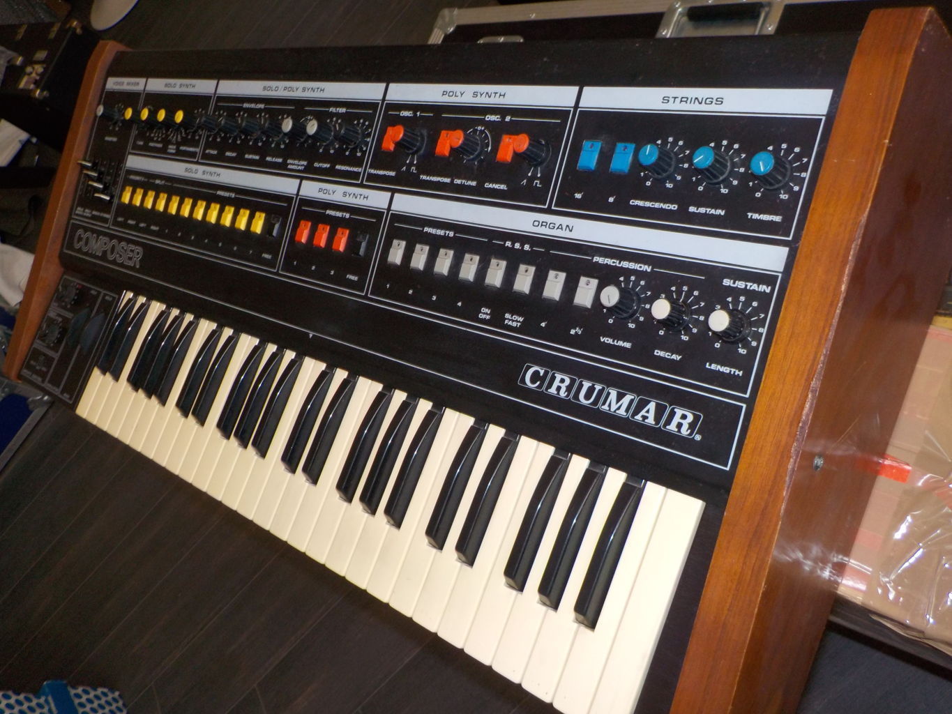 MATRIXSYNTH: CRUMAR COMPOSER - mega rare vintage analog polyphonic ...