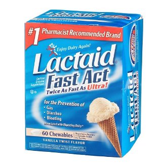 Vendas Lactaid e Lactase: Comprimidos mastigáveis de LACTAID® Fast Act ...
