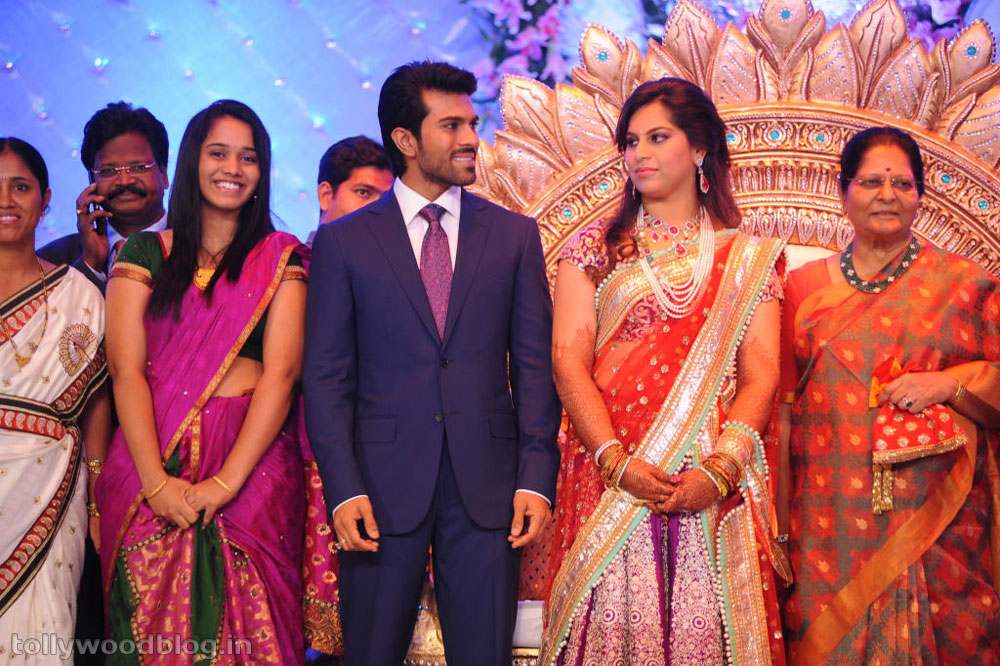 Ram Charan Wedding Reception Photos, Ram charan Upasana Marriage Reception