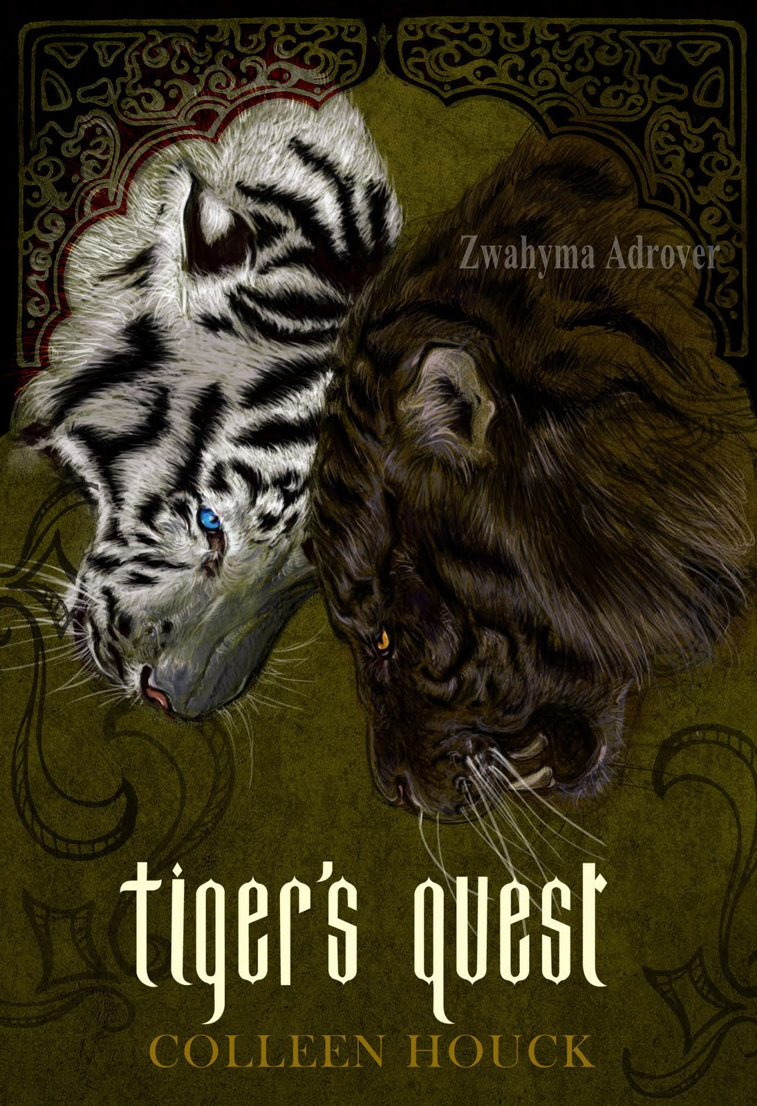 Z-Art Log: My cover version for "Tiger's Quest" by Colleen Houck