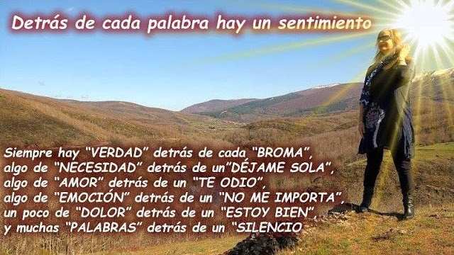 Detrás de cada palabra hay un sentimiento ~ Mejores Mensajes