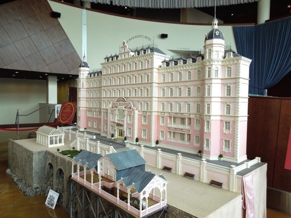 The Grand Budapest Hotel original model on display... - domesticjenni
