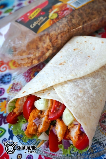 ...Pomysłowe i pyszne śniadania!: Domowy rollo-kebab z kurczakiem i ...