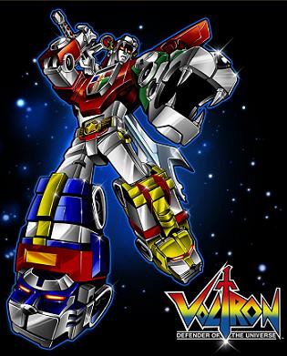 Borrador Azulado: Voltron (leones)