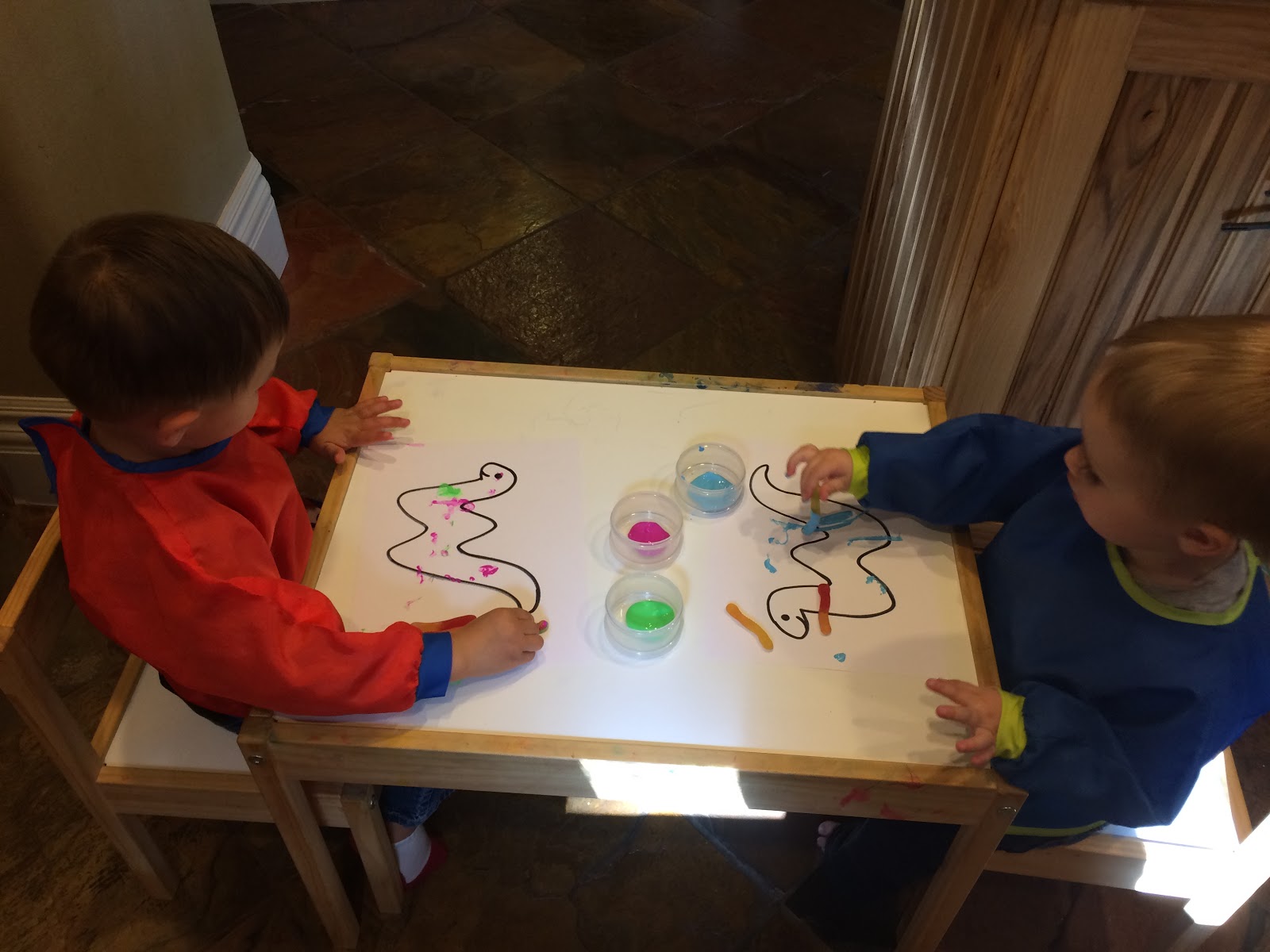 Letter W (Day 2) - Worms: Worm Painting, Growing Worms, Worm Sensory Bin