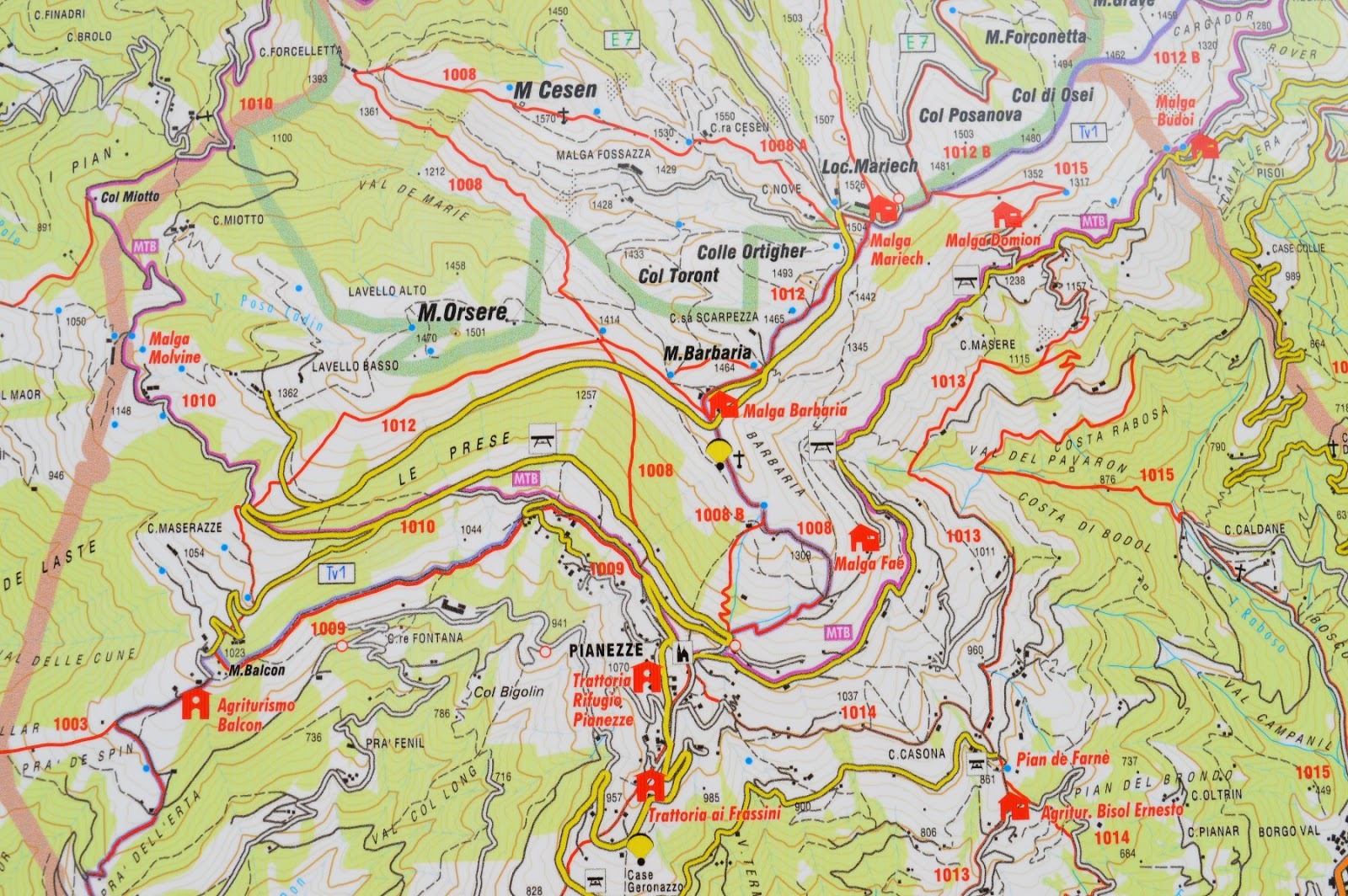 In giro per malghe sul monte Cesen - Montagna di Viaggi