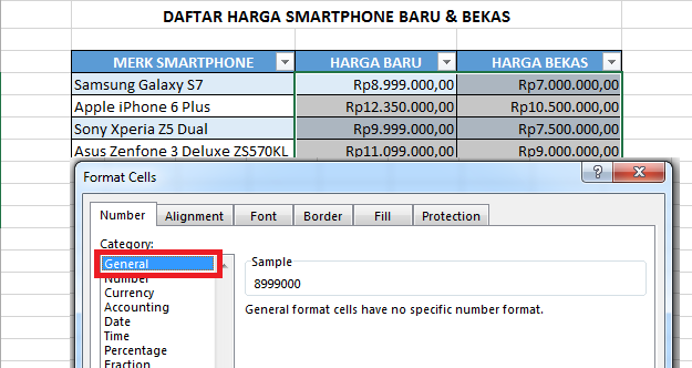 Cara Membuat Format Mata Uang (Rp) di Microsoft Excel - Komputer Tutorials