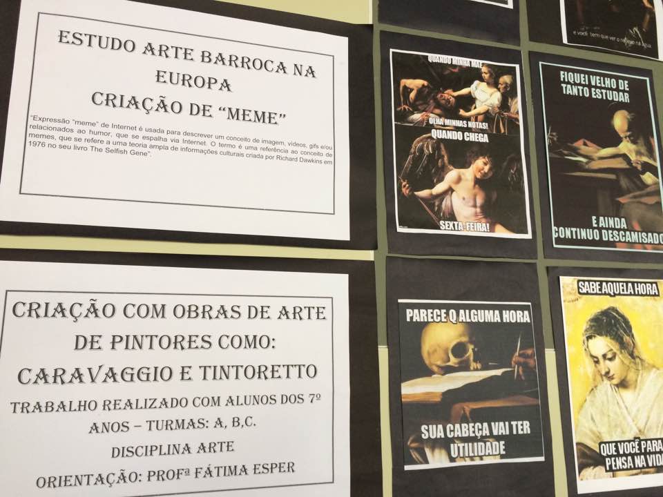 Fátima Esper - Blog de Artes : CRIAÇÃO DE "MEME" COM OBRAS DE ...
