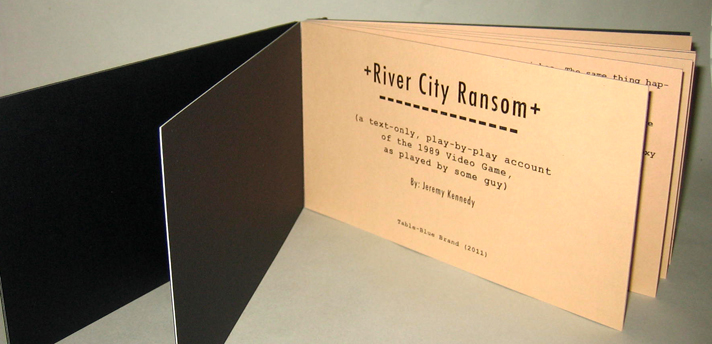 taser factory: river city ransom. the book.