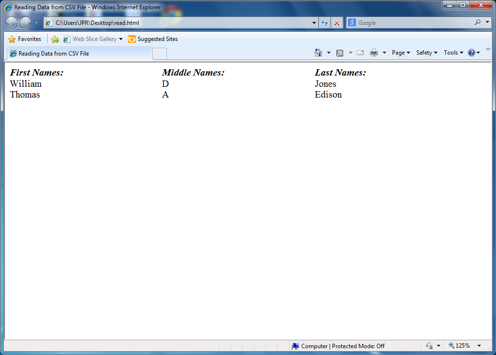 Computer Blog Reading Data From Csv File Using Javascript 8246