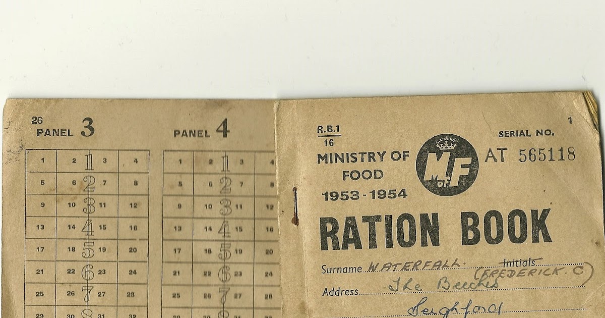 Owd Fred (Countryman): My Old Ration Book from WW2 ---236