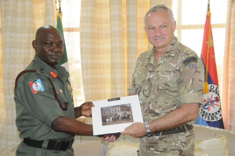 Photos: Senior British Military officers visit to DHQ