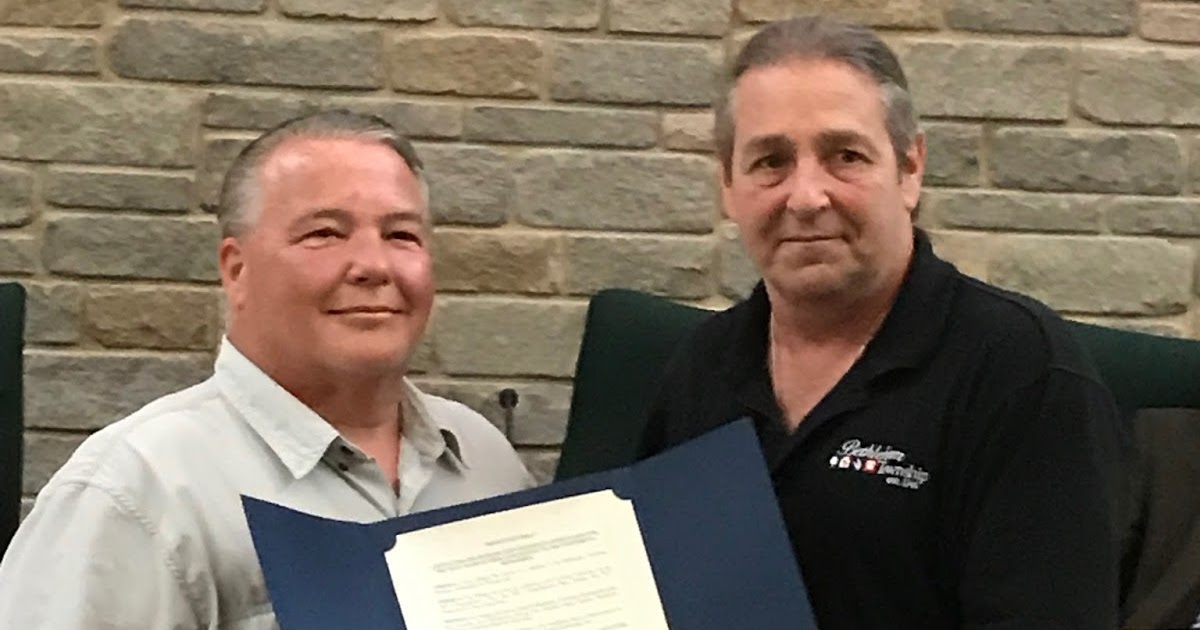 Lehigh Valley Ramblings: Edinger Honored for 20 Yrs Service on Beth Tp ...