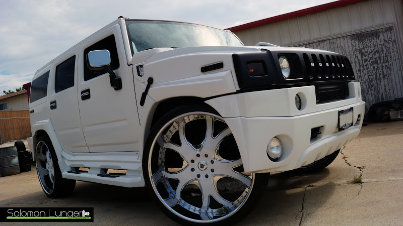Solomon Lunger Photography: Hummer H2 on 30" Asantis Xenon Bodykit ...