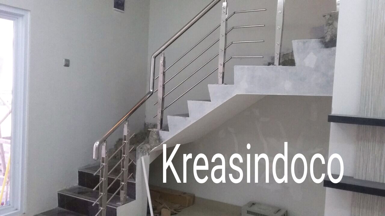 Tiang Stainless Minimalis Railing Pemasangan di Rumah Bpk Taryono ...