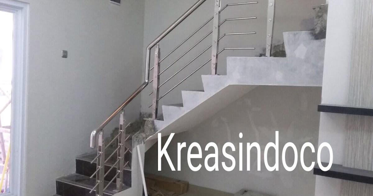 Tiang Stainless Minimalis Railing Pemasangan di Rumah Bpk Taryono ...