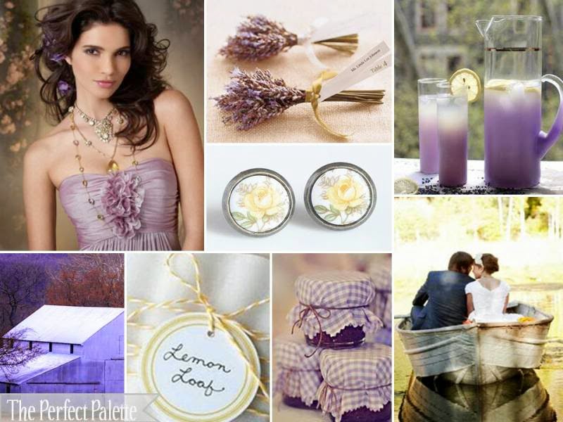 prom dress: Lavender theme summer wedding ideas