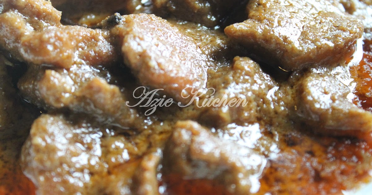 Masak Kerutuk Daging Korban - Azie Kitchen