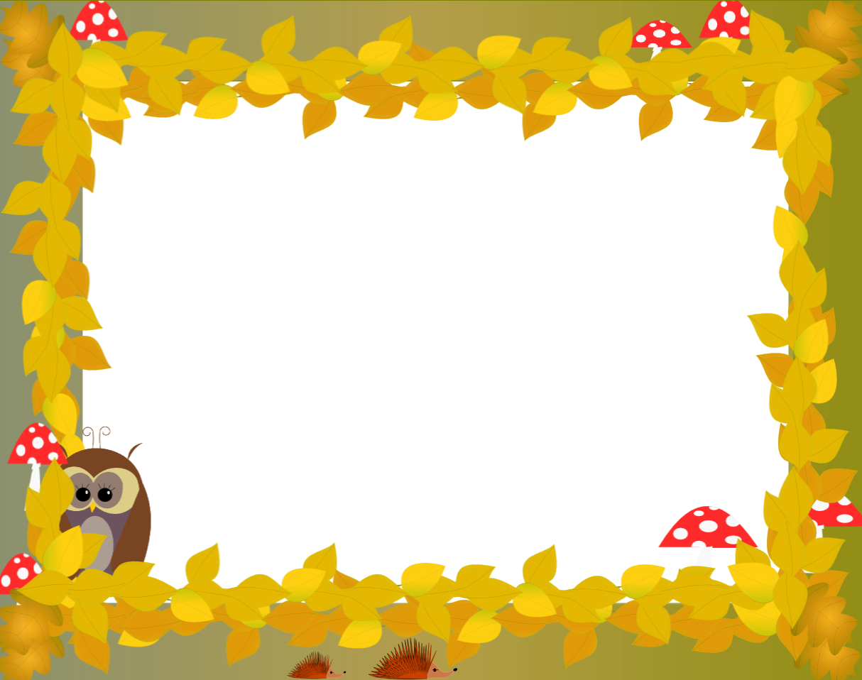 free digital woodland fall frame - digitaler Rahmen "Herbst" - freebie ...
