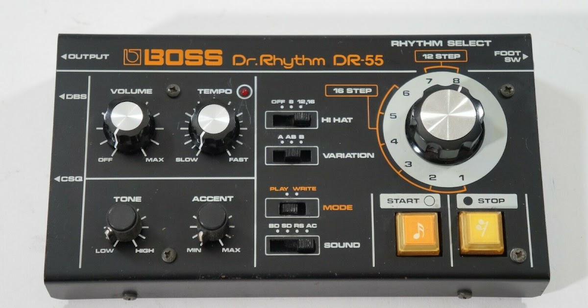 MATRIXSYNTH: BOSS Dr-55 Dr. Rhythm w/ Moog Style Knobs